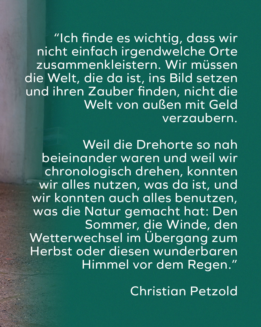 Miroirs No. 3, Christian Petzold | Piffl Medien